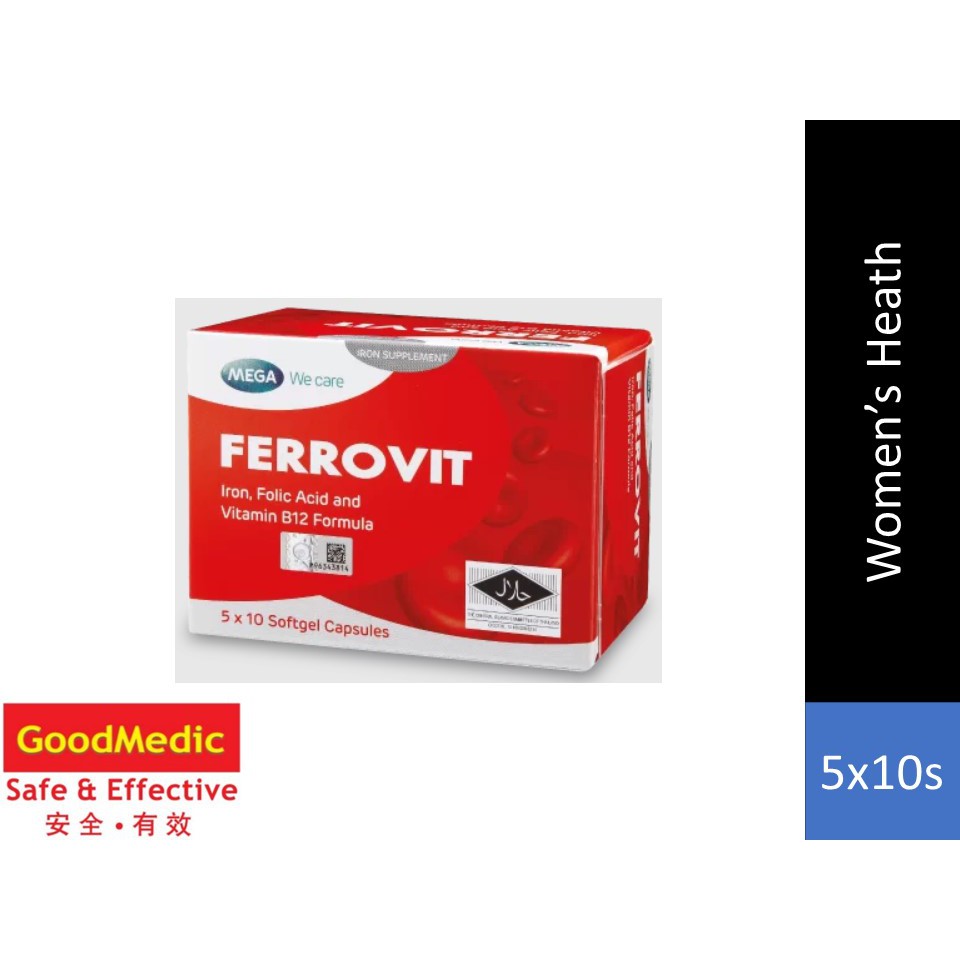 MEGA Ferrovit (5 x 10s) | Shopee Malaysia