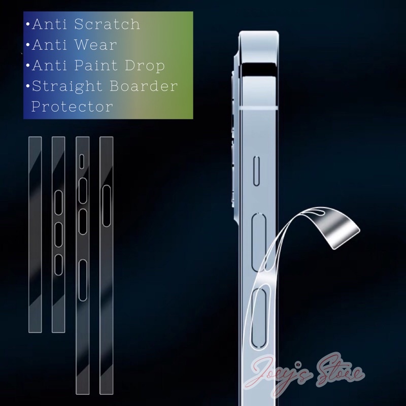 Side Protector For iPhone 16 15 14 13 12 Pro Max Mini Plus Frame ...