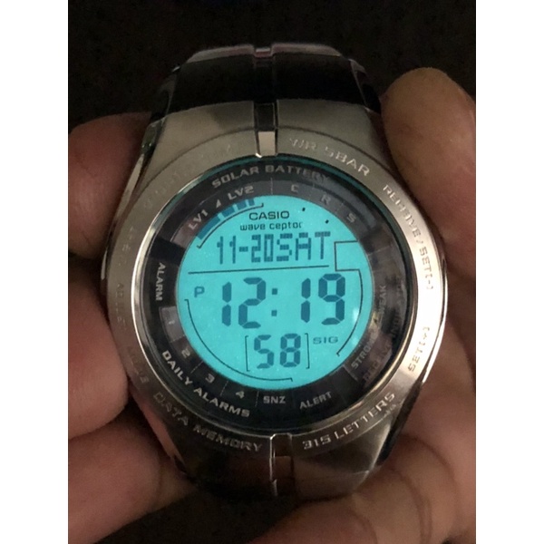Casio Solar Wave Ceptor Data Memory WV100J | Shopee Malaysia