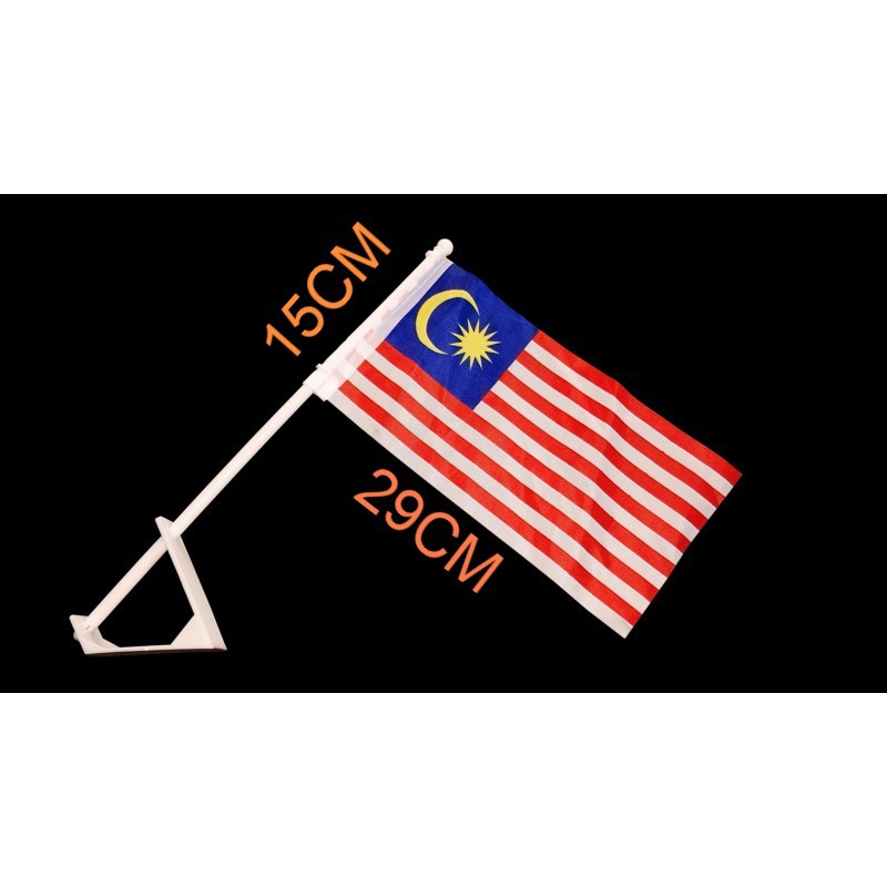 JALUR GEMILANG BENDERA MALAYSIA | CAR FLAG KERETA | MERDEKA | Shopee ...