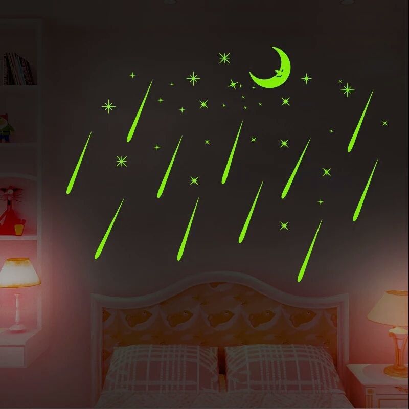 Luminous Star Sticker 3D Three-dimensional Wall Stickers Children's ...