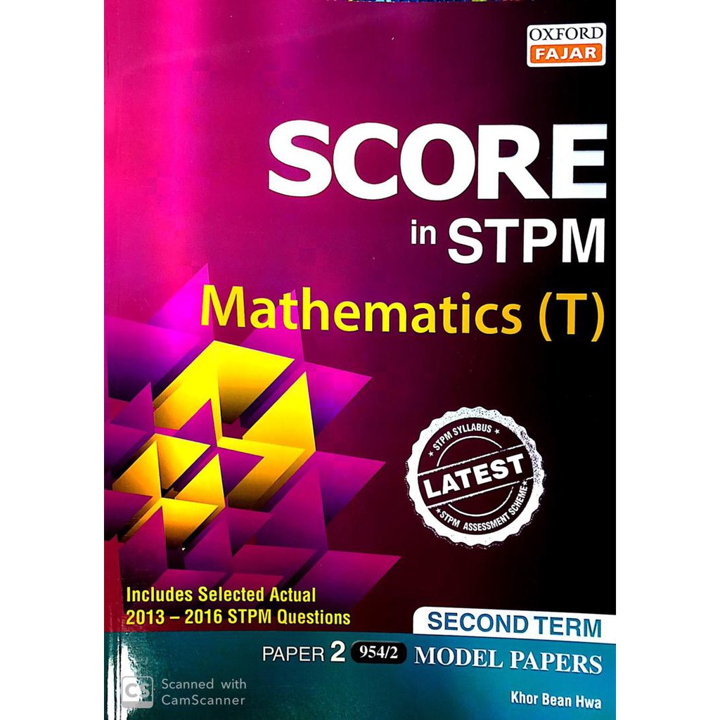 Score in STPM Semester 2 Mathematics (T) | Shopee Malaysia