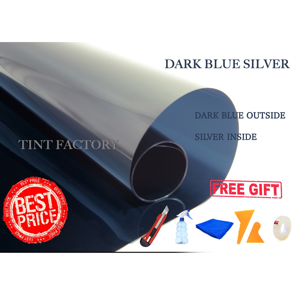 Loose item (Dark Blue Silver) - Building Tinted Filem / Reflective ...