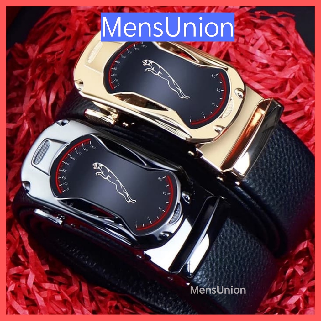 🇲🇾 Men's Leather Automatic Belt For Men Business Wear Gift Tali ...