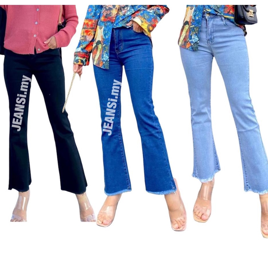 women-s-high-waist-ankle-jeans-bootcut-ready-stock-in-malaysia