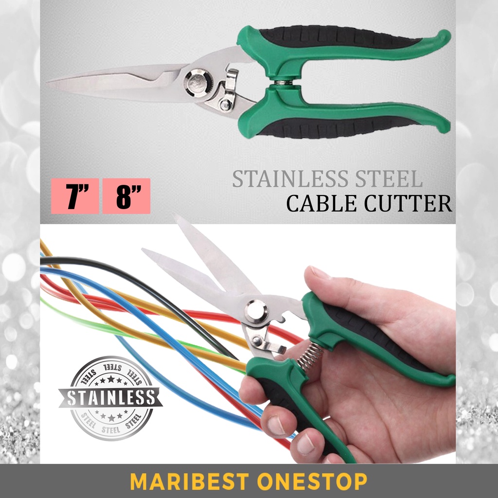 TUOCHI 8’’ 7" ELECTRONIC SCISSOR Spring Wire Cutter Cutting Tool ...