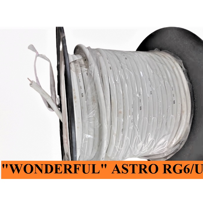 [READY STOCK]ASTRO CABLE WONDERFUL LOCAL BRAND RG 6/U WIRE LENGTH ...