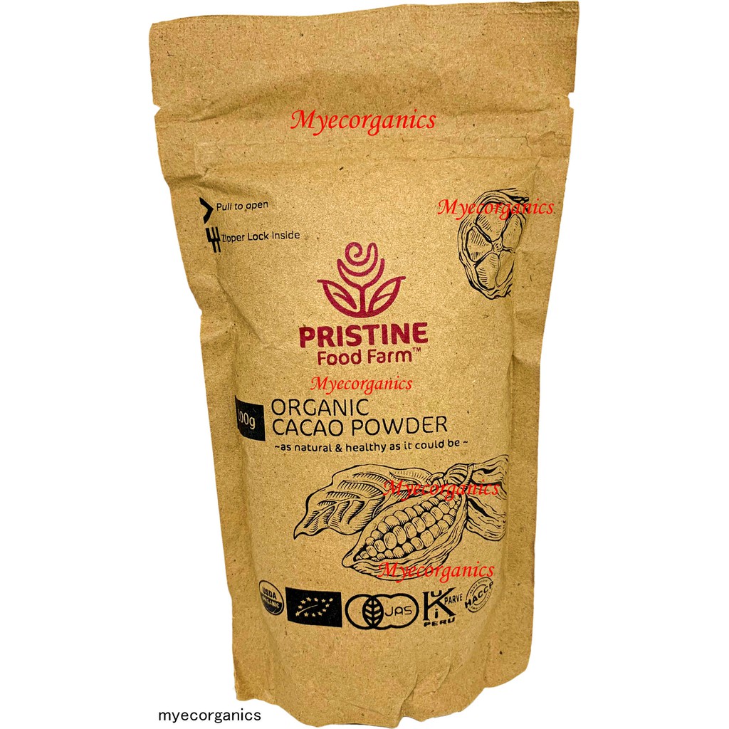 Pristine Organic Cacao Powder, 200G | Shopee Malaysia