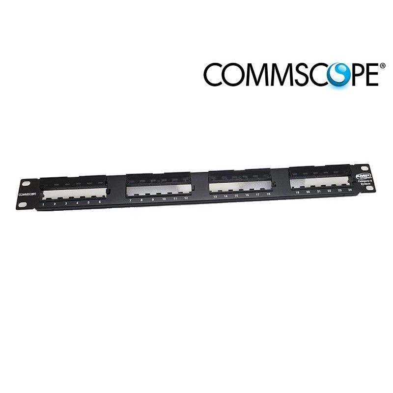Original Commscope CAT6 Patch Panel 24 port (Category 6 ) CAT6 CAT5e ...