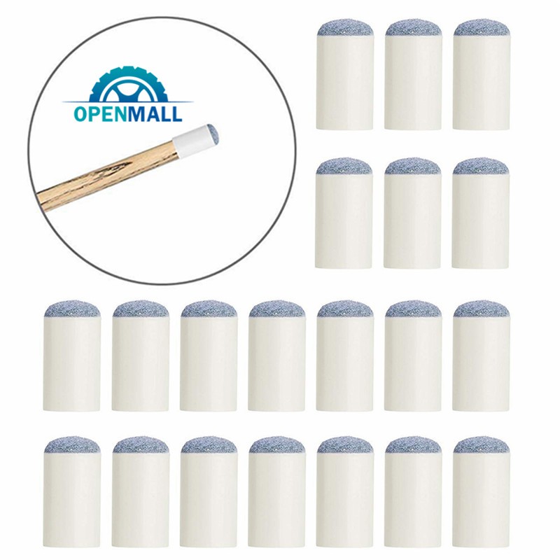 OM Billiard Tips Cue Snooker Pole Pool Pcs For Replacements Slip-On ...
