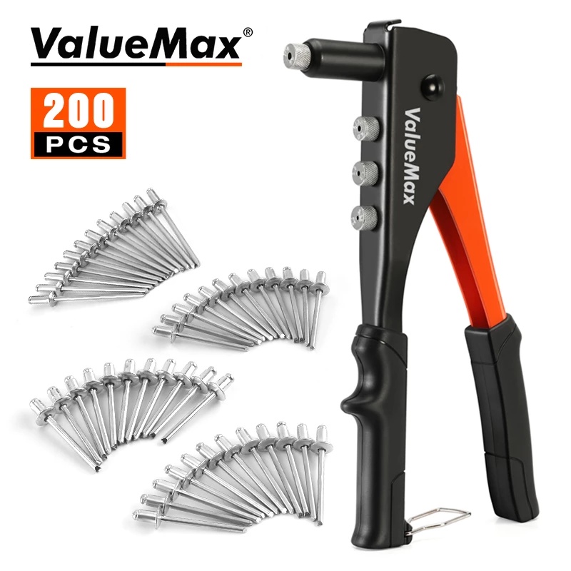 Valuemax 200 Riveter pliers, nut, rivet, rivet pliers with manual shot ...
