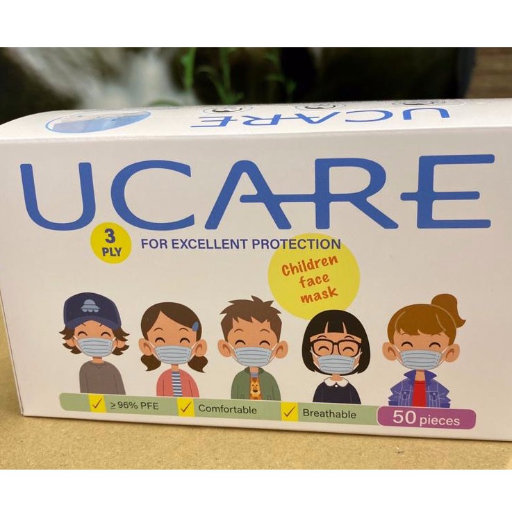 Ucare Face Mask 3Ply (CHILDREN) | Shopee Malaysia
