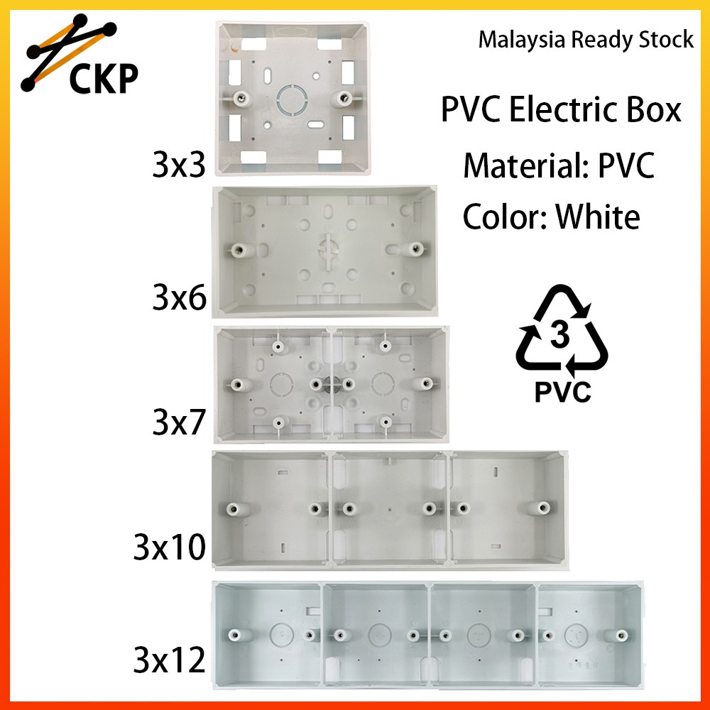 Mounting Box Internal Box/ Electrical Box/ Wall Mount/ Surface Box/ PVC ...