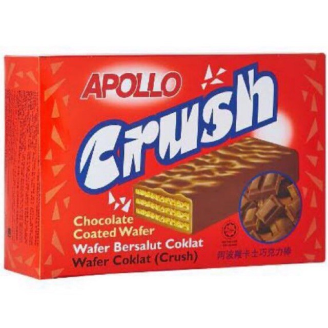Apollo Crush Chocolate Covered Wafer | Shopee Malaysia