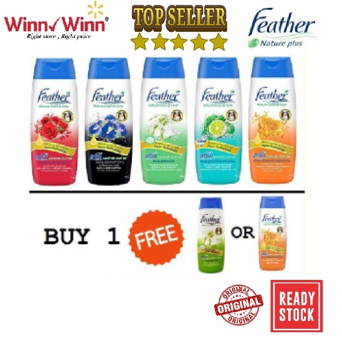 Clearance!FEATHER SHAMPOO 340ML ( BUY 1 FREE 1 ) | Shopee Malaysia