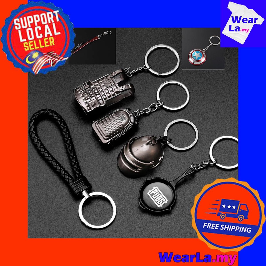 Pubg Keychain Gift /Eating Chicken/ Helmet/ Weapon/m416 keychain ...