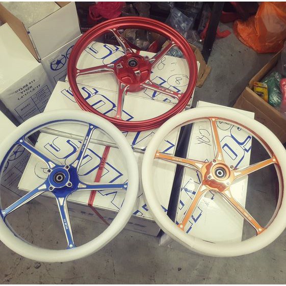 HYLOS ENKEI CNC 511 YAMAHA 125ZLC5SY15ZR Sport rim 1.41.6-17 SPORT RIM ...