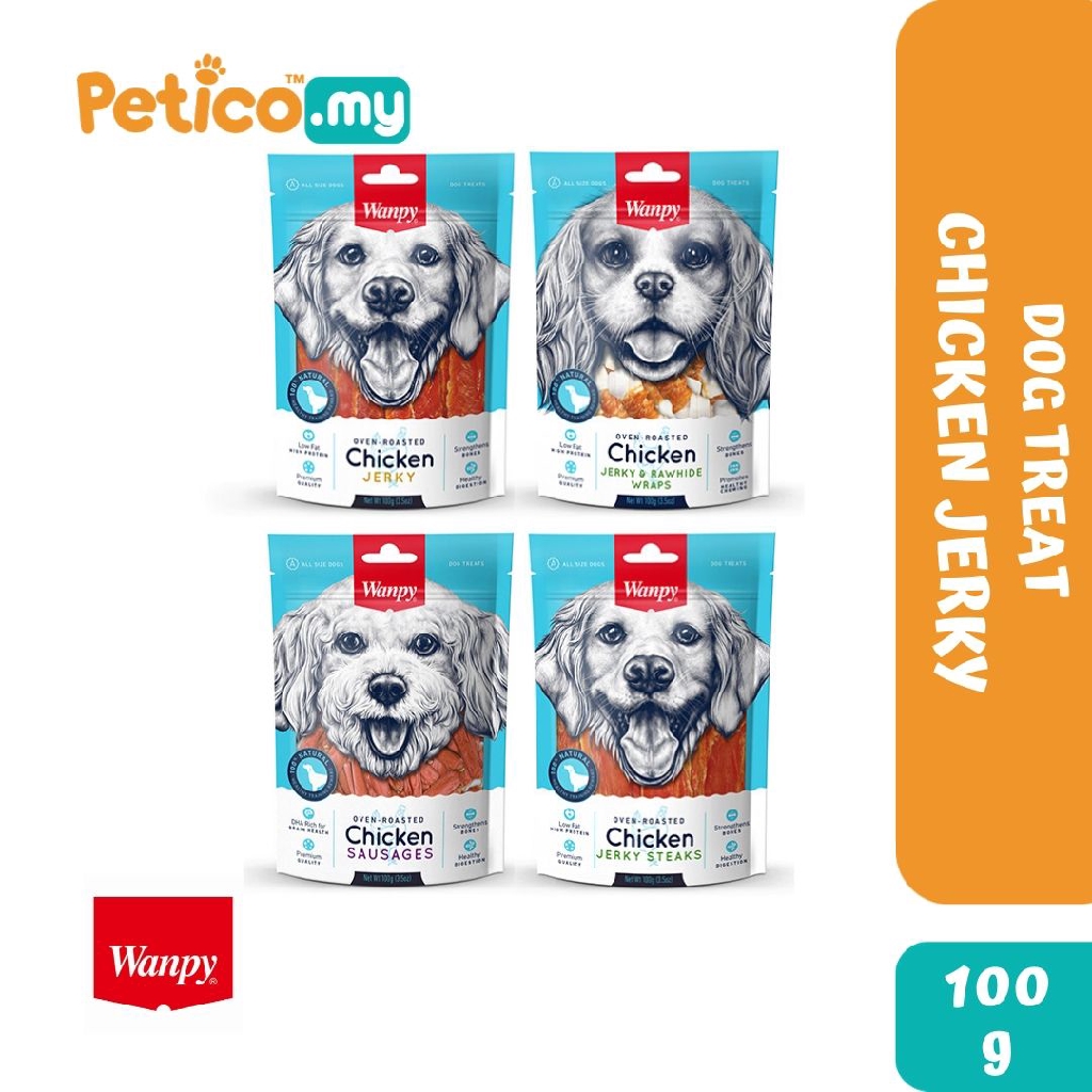 WANPY Chicken Jerky 100g Dog Snack | Shopee Malaysia