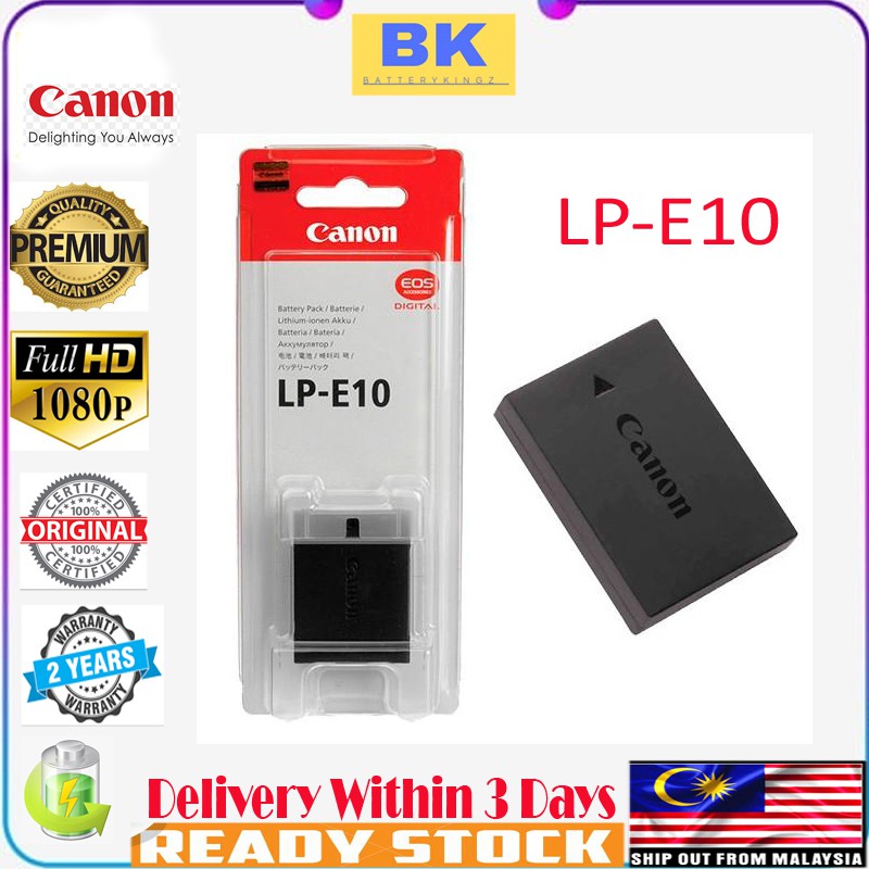 Canon LP-E10 Lithium-Ion Battery Pack | Shopee Malaysia