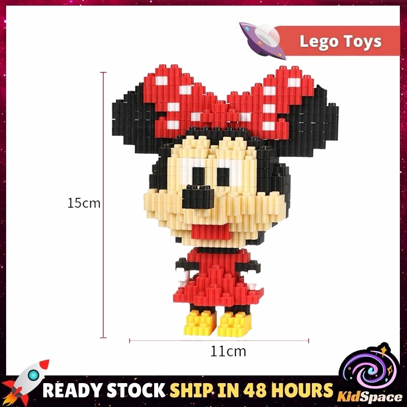 KidSpace DIY Disney Cartoon Mini Lego Block Nano Magic Block Toy Character Model Building Blocks ...