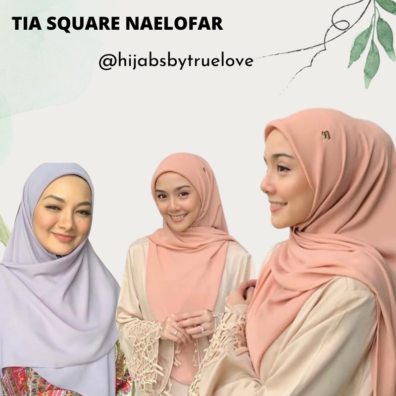 [naelofar] TIA square - Original | Shopee Malaysia