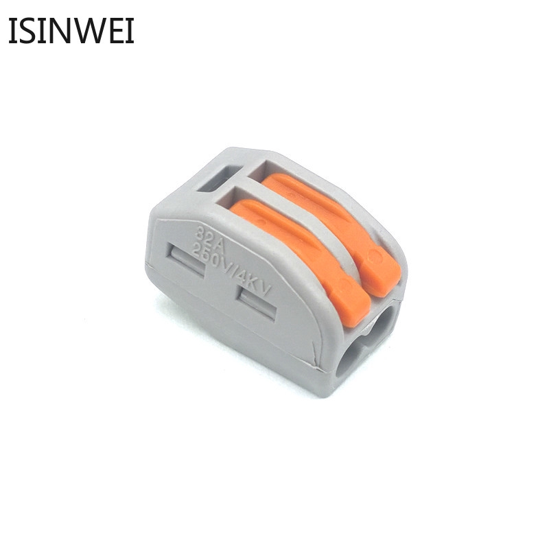 PCT-212 Universal Compact Wire Wiring Connector 2 Pin Conductor ...