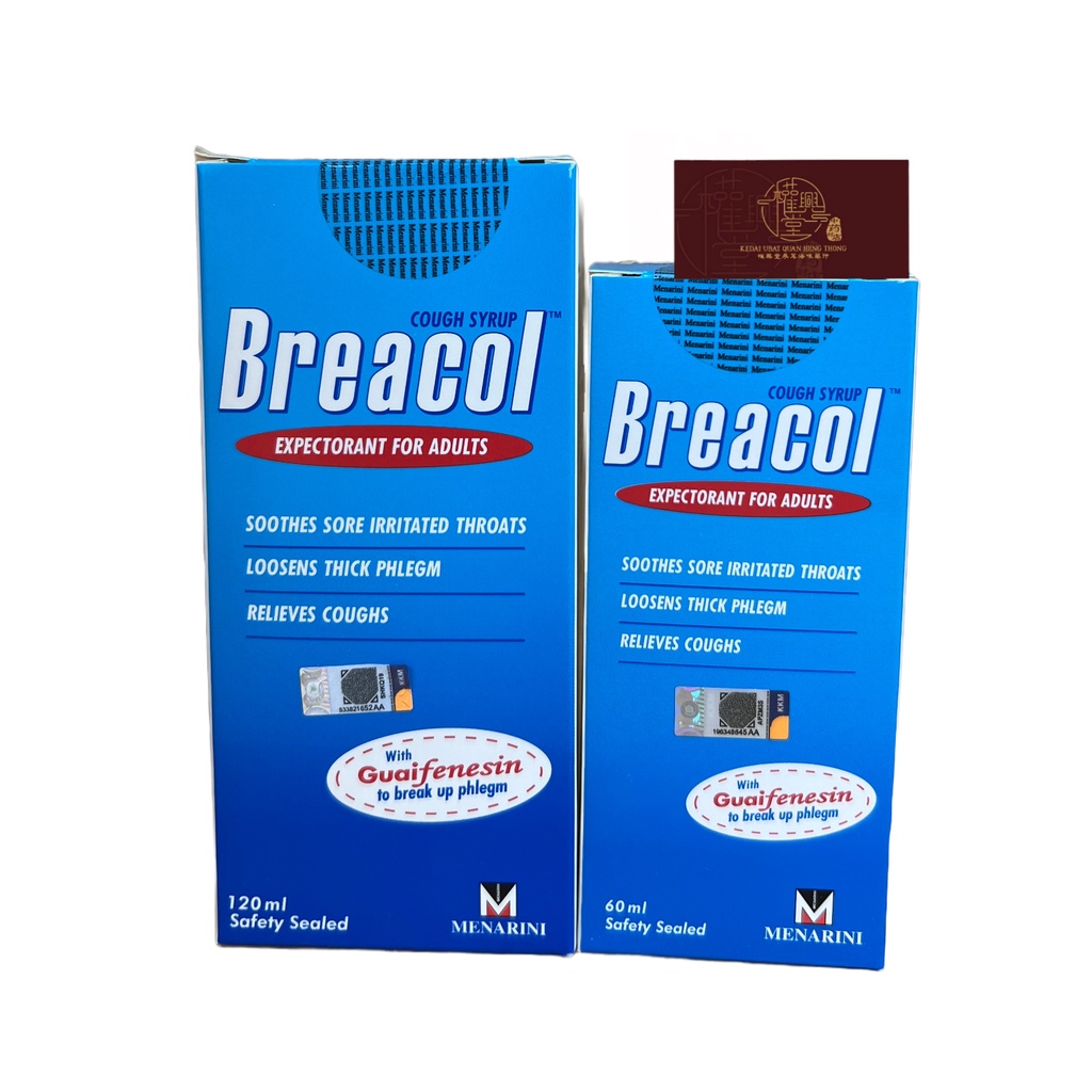 Breacol Adult Cough Syrup, Irritated Throat (60ml/ 120ml) | Shopee Malaysia