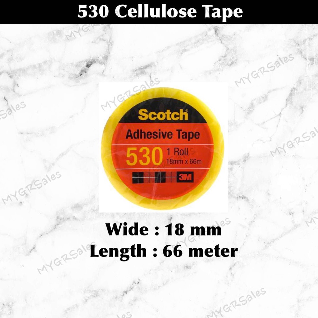 3M Scotch 530 Cellulose Adhesives Tape (Original) | Shopee Malaysia