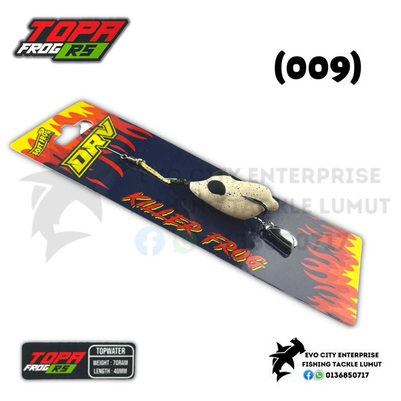Drave Topa RS Soft Frog Racing Series 7g / 40mm | Shopee Malaysia
