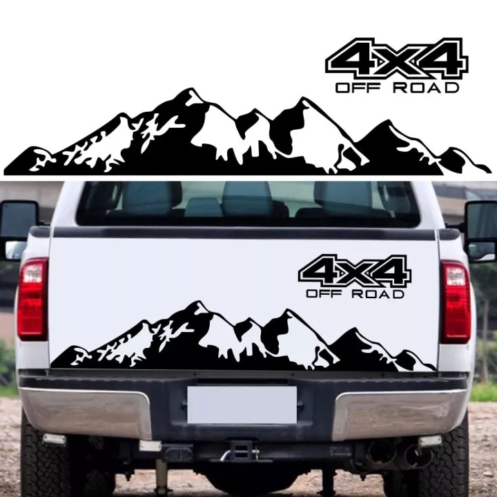Car Sticker 4X4 Off Road Graphic Vinyl Decal For Ford Ranger Raptor ...