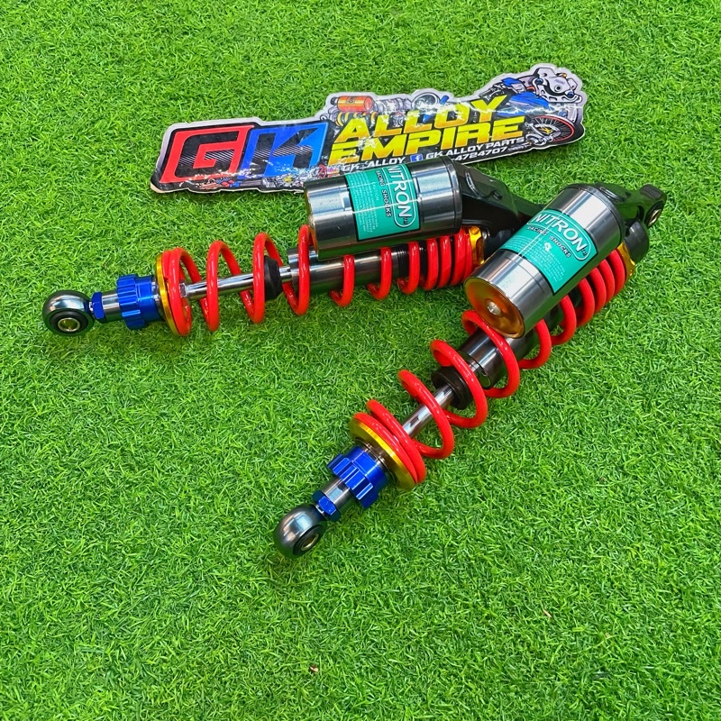 💥ASOBER NITRON SPRING MERAH HIGH QUALITY TINGGI 330mm UNIVERSAL SEMUA ...