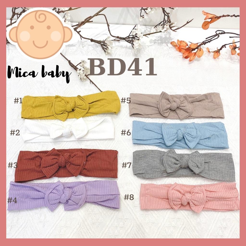 Elastic ribbed headband with lovely bow for Mica Baby BD41 | Shopee ...