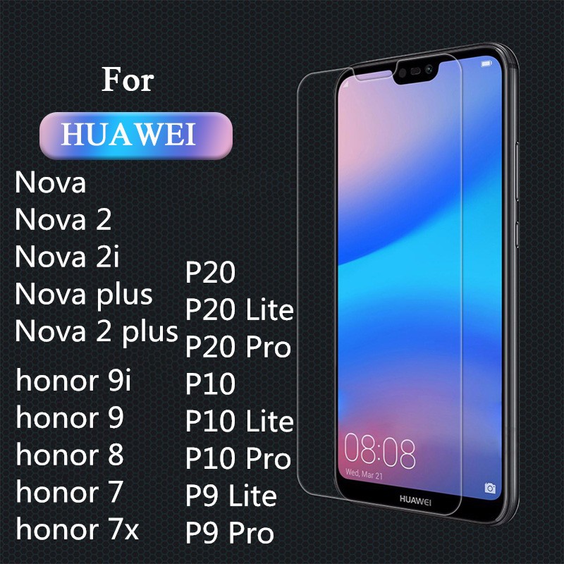 full clear transparent screen protector tempered glass for Huawei Nova ...