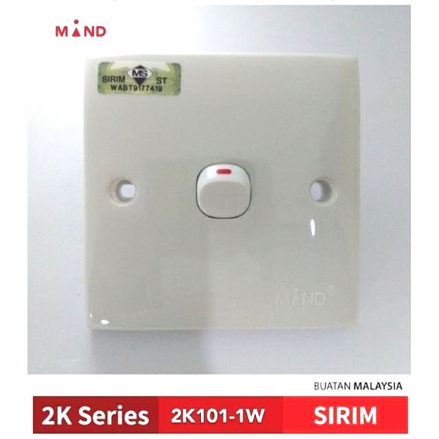 Switch MIND 2K SERIES Flush Switches 1 Gang 1Way | Shopee Malaysia
