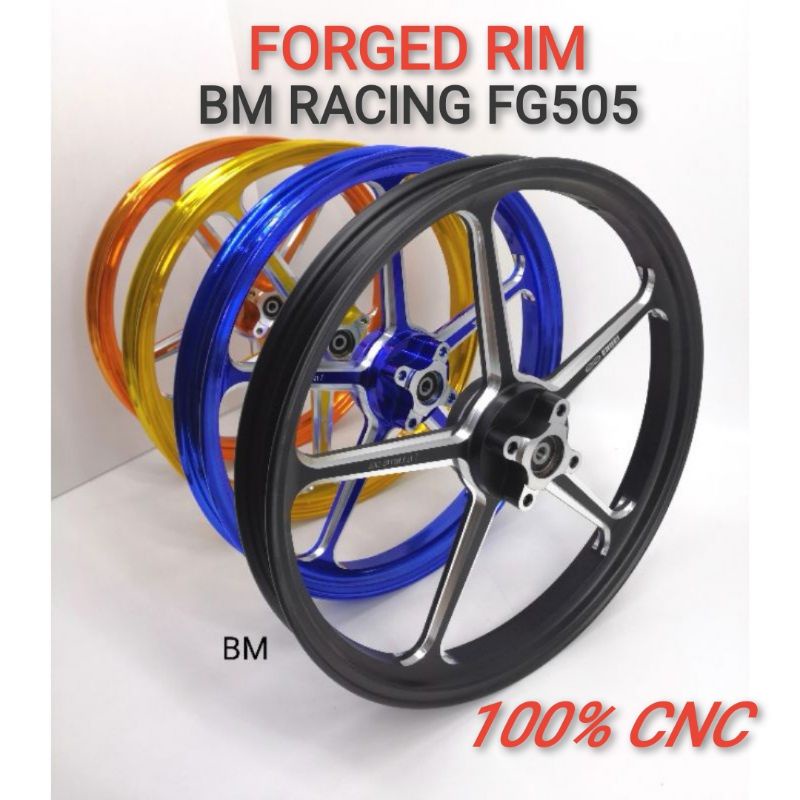 [OFFER] BM RACING FG505 FG511 CNC SPORT RIM WITH BEARING BUSH ENKEI CUTTING LC135 LC1355S/Y125Z ...