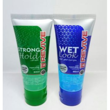 REVIVE Hair Gel 60ml (Wet Look / Strong Hold) | Shopee Malaysia