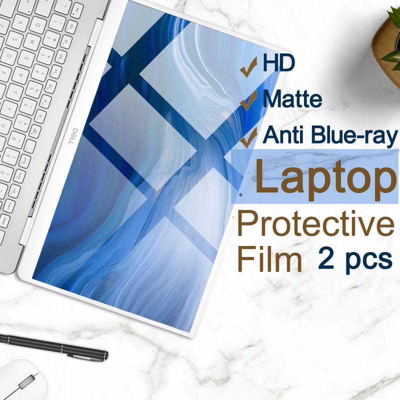 2Pcs/Set HD Laptop Screen Film Anti Blue-ray Anti Glare for 13.3" 14 ...