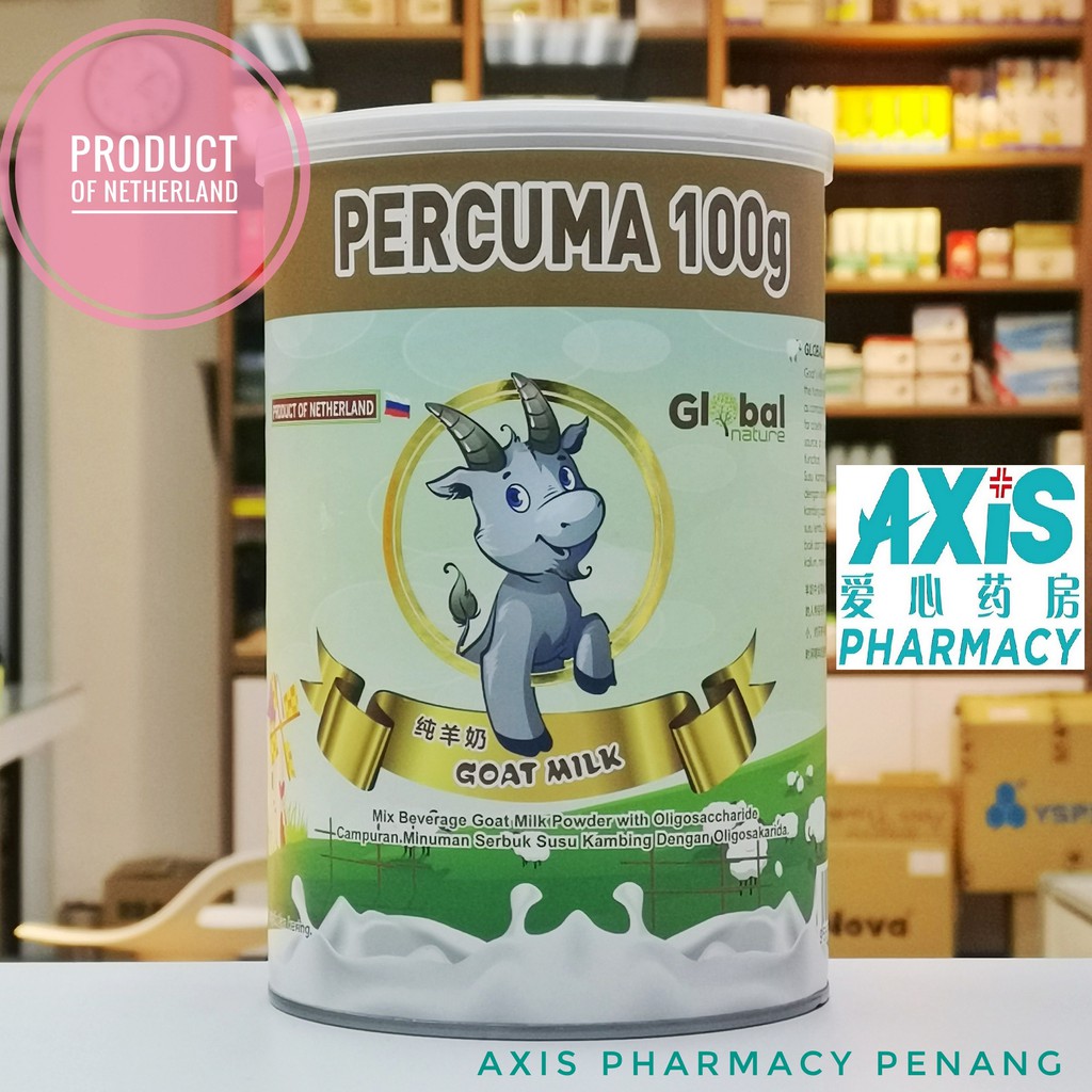 GLOBAL NATURE PURE GOAT MILK POWDER 400G + FREE 100G EXP : 03/2027 ...