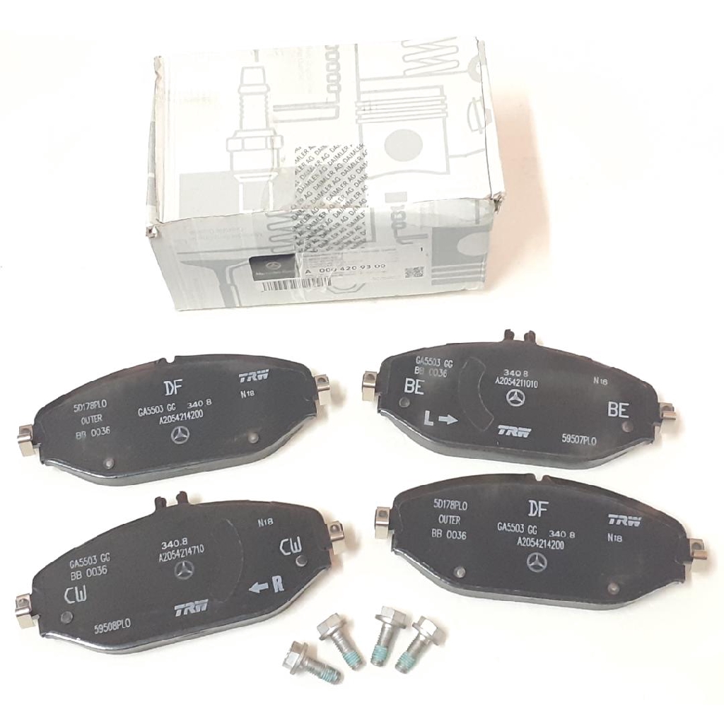 Mercedes Benz Front Brake Pad Original W205 W213 W238 0004209300 ...