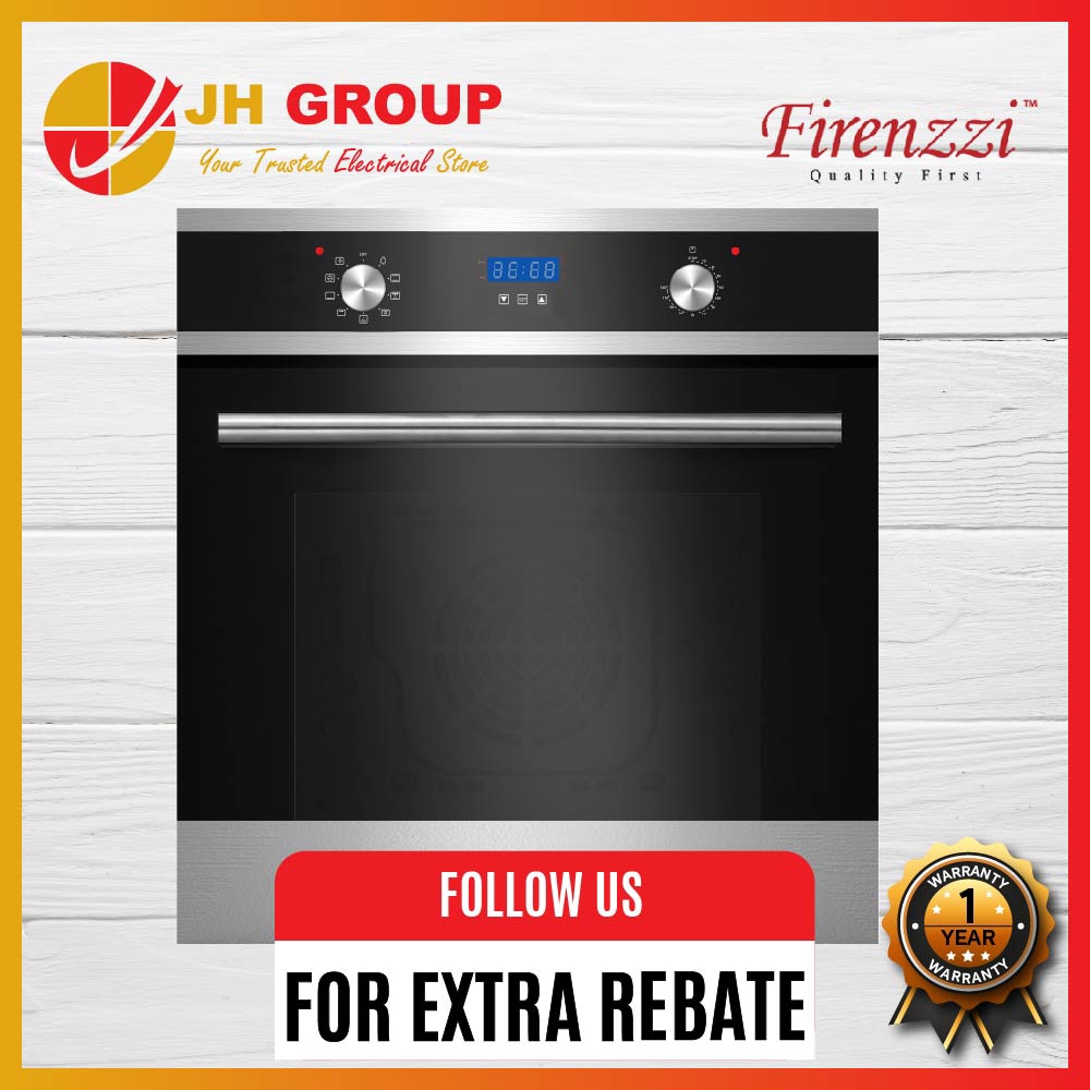 Firenzzi Built In Oven Fbo-6177 With Fan Rotisserie 10 Functions (65 L ...