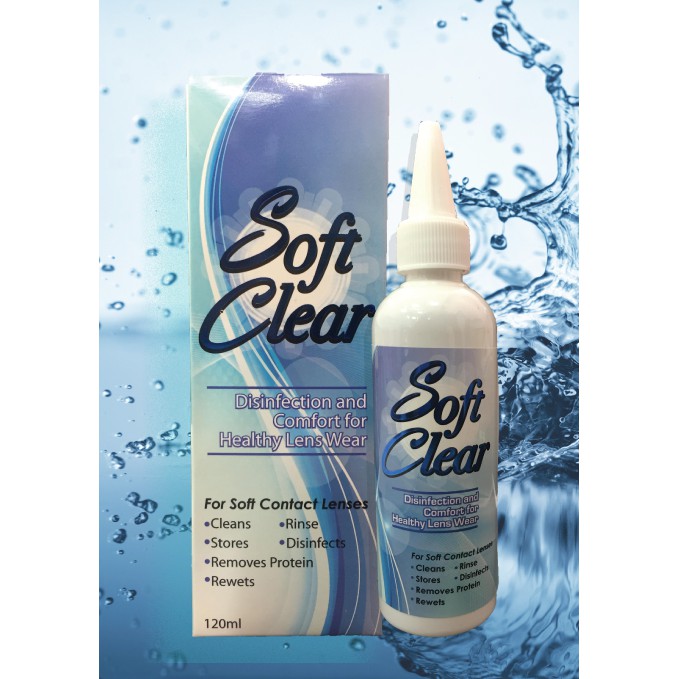 CONTACT LENS SOLUTION (SOFT CLEAR) | Shopee Malaysia