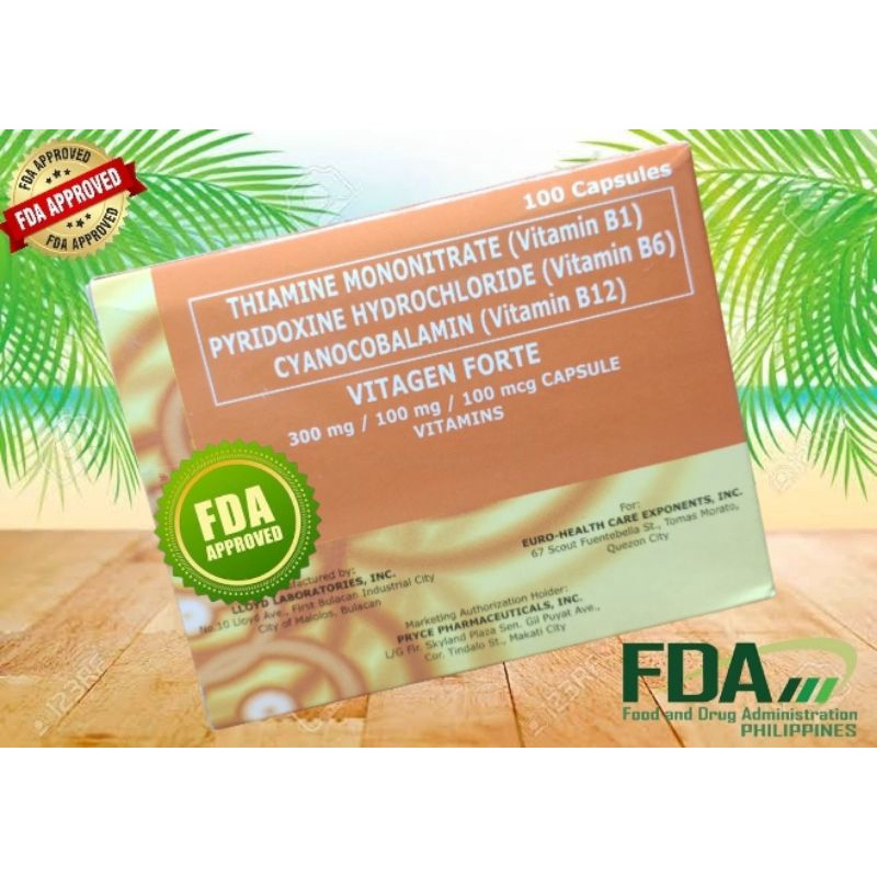VITAGEN FORTE (Vitamin B-Complex) 100 Capsules | Shopee Malaysia
