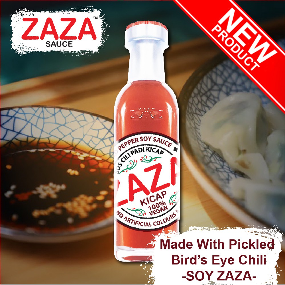 ZAZA SAUCE (SOY SAUCE) {Halal} {Vegetarian} Pickle Chili Pepper Sauce ...