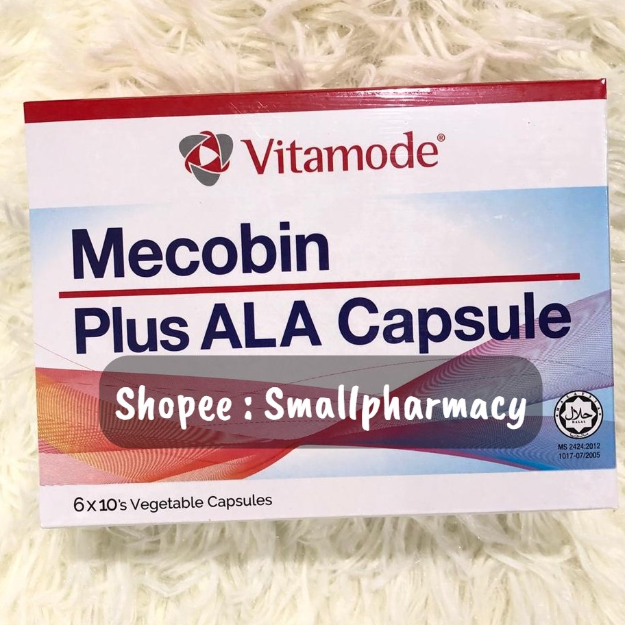 Vitamode Mecobin Plus ALA ( alpha lipoic acid ) Capsules 6 x 10's ...