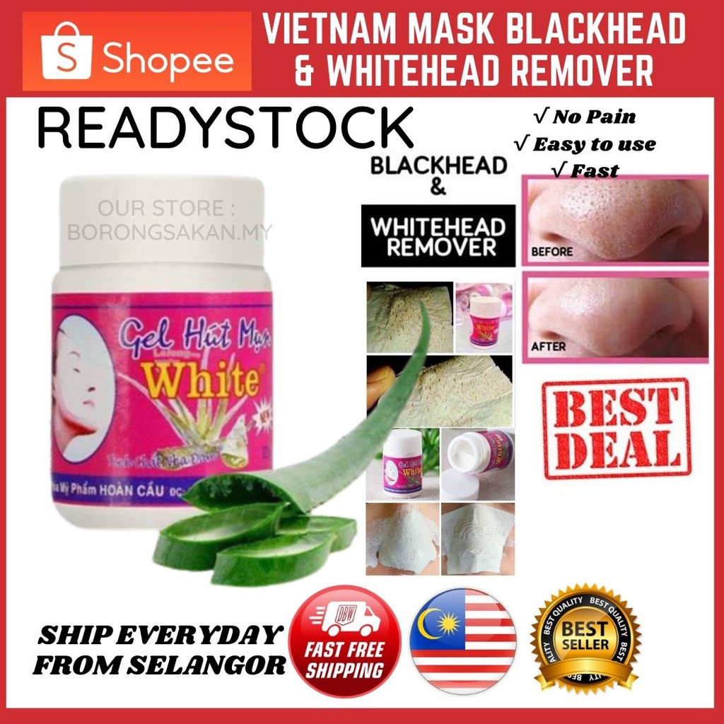 Vietnam Mask Whitehead Mask Blackhead Mask Masker Bintik Hitam Mask ...