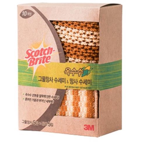 3M Scotch Bright Natural Corn Scrubber Set | Shopee Malaysia