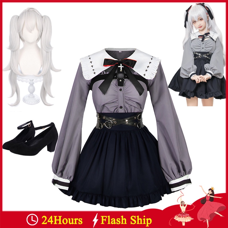 Vtuber Kuzuha Sanya Cosplay Costume Women Dress Outfits Halloween ...