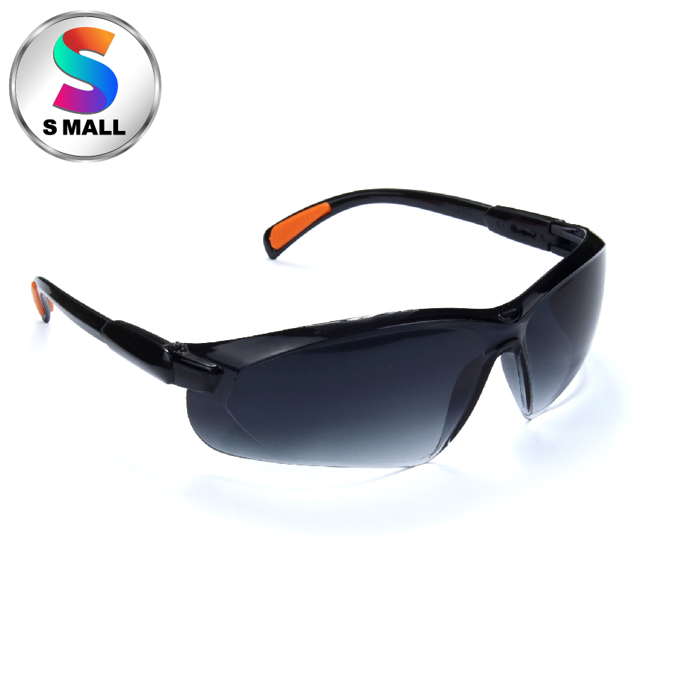 S MALL New Safety Eye Protection PPE Glasses Goggle Spec (208-7) Dark ...