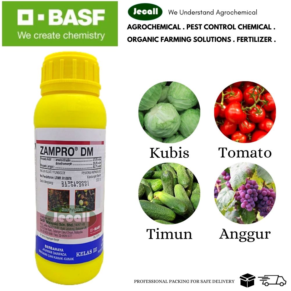 BASF Zampro® DM 500ml / Ametoctradin 27.0% + Dimethomorph 20.3% ...