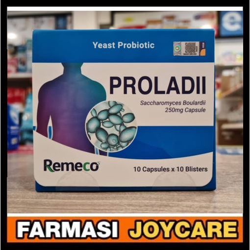 Remeco Proladii Yeast Probiotic Saccharomyces Boulardii 250mg 100's ...
